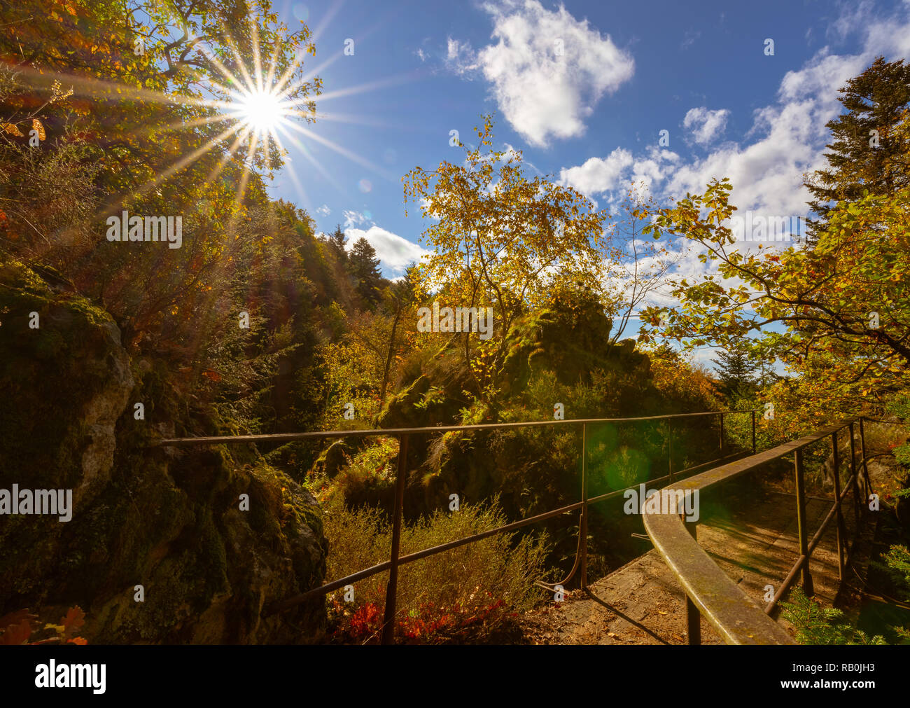 Ruin "Staufen" historic ruin of an old castle in south germany Stock ...
