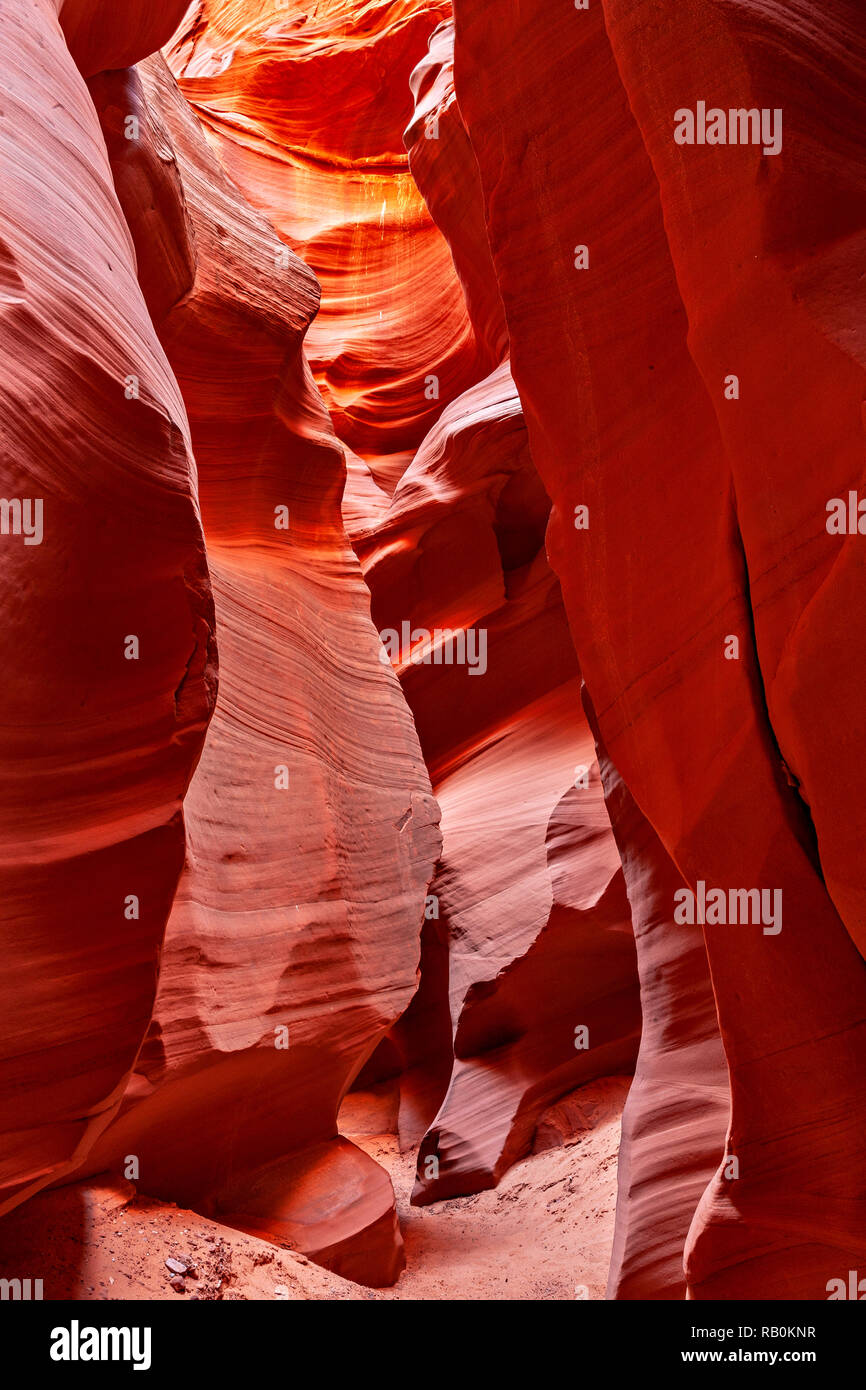 Rock erosion red light arizona hi-res stock photography and images - Alamy