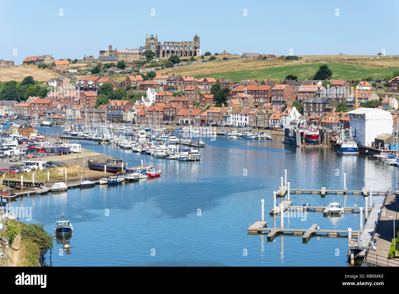 Whitby abbey visitor centre hi-res stock photography and images - Alamy