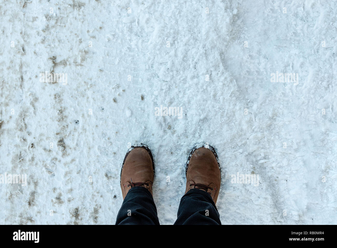 Mans feet white background hi-res stock photography and images - Alamy