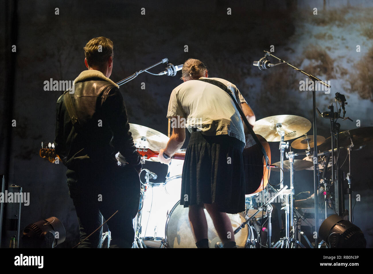 The band travis l r fran healy hi-res stock photography and images - Alamy