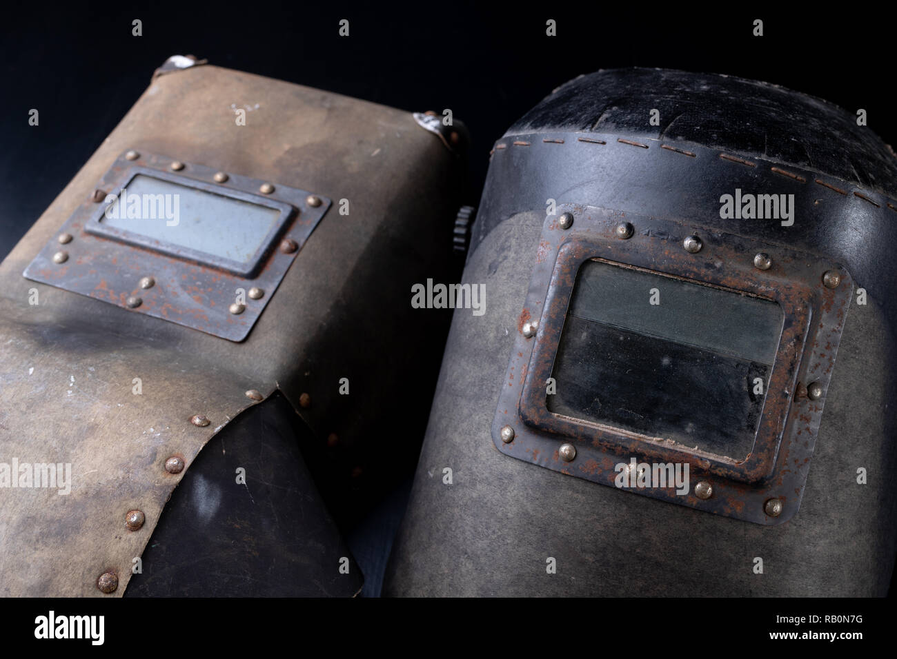 Vintage welder face hi-res stock photography and images - Alamy