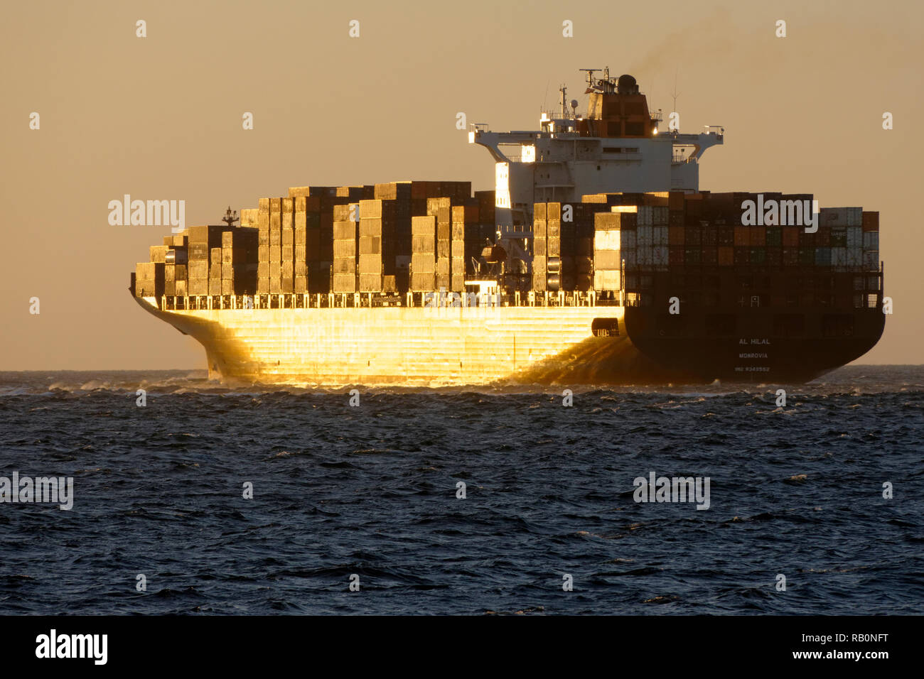 Container ship indian ocean hi-res stock photography and images - Alamy