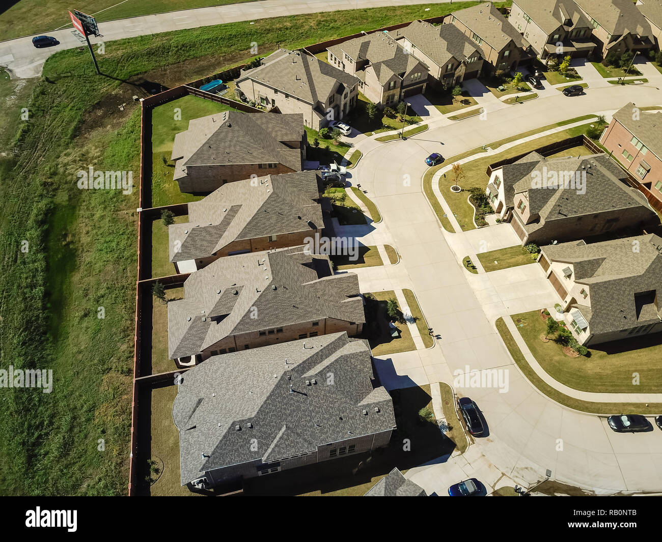 Texas neighborhood construction hi-res stock photography and images - Alamy