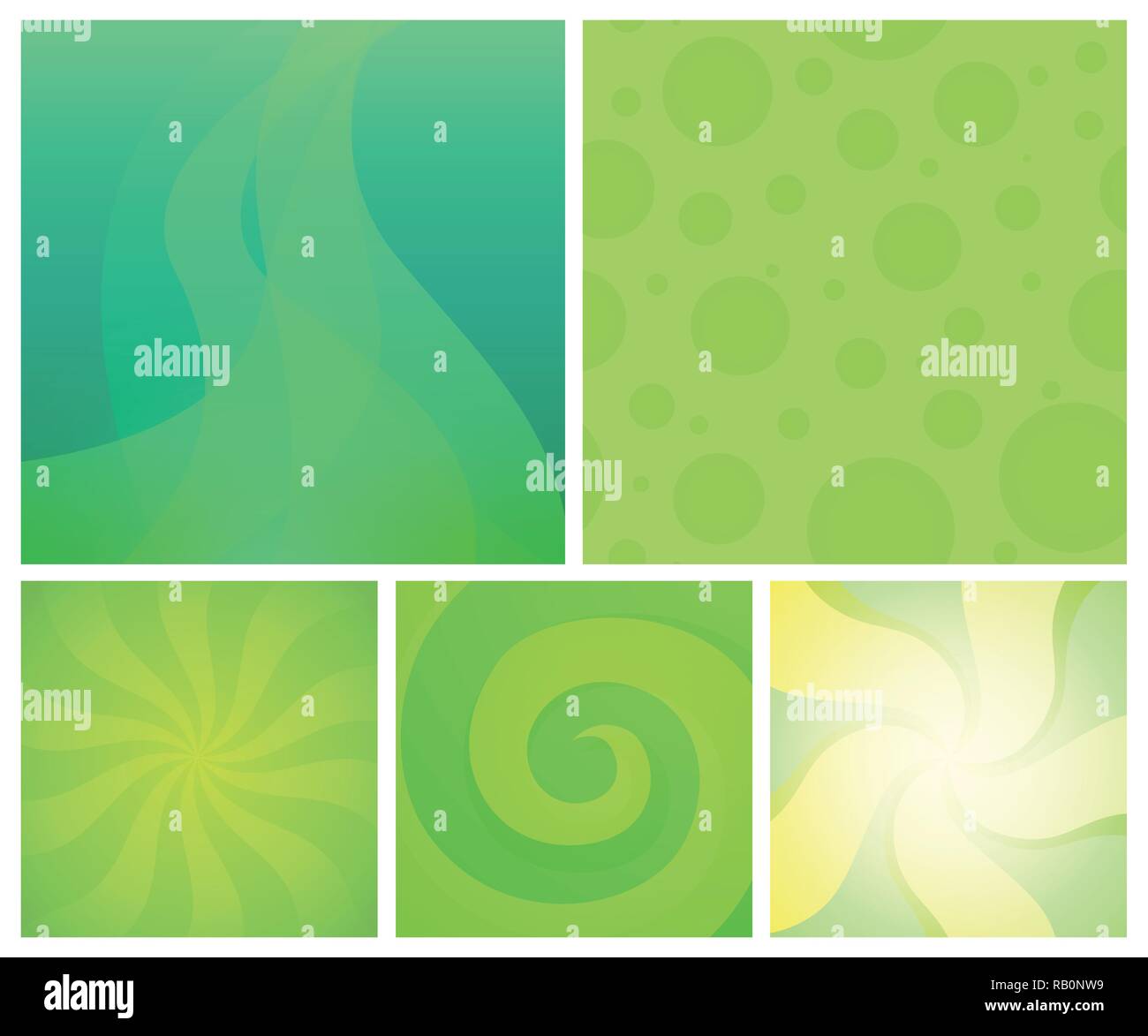 Set of Abstract Backgrounds - Vector element design with colorful ...