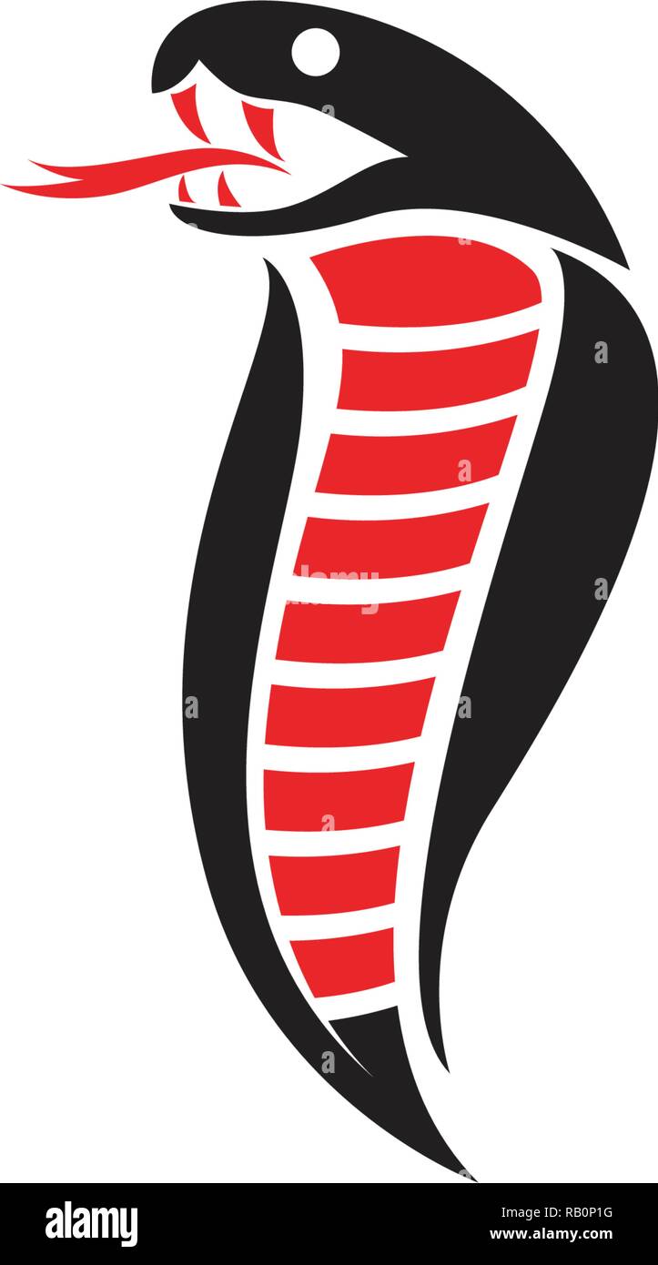 viper snake logo design element danger snake icon. viper symbol Stock ...