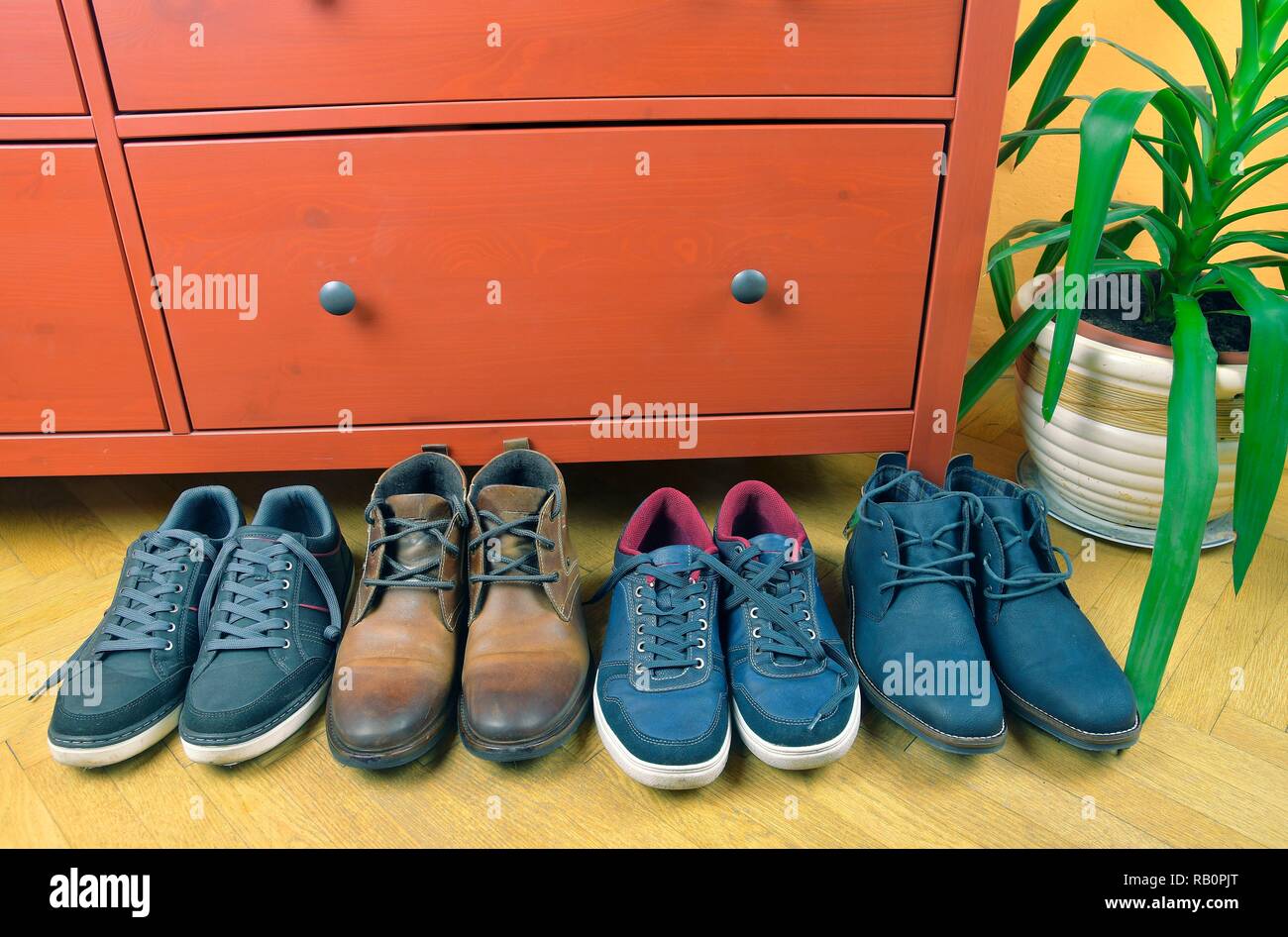 Men shoes collection - different models and colors. Leather classic ...