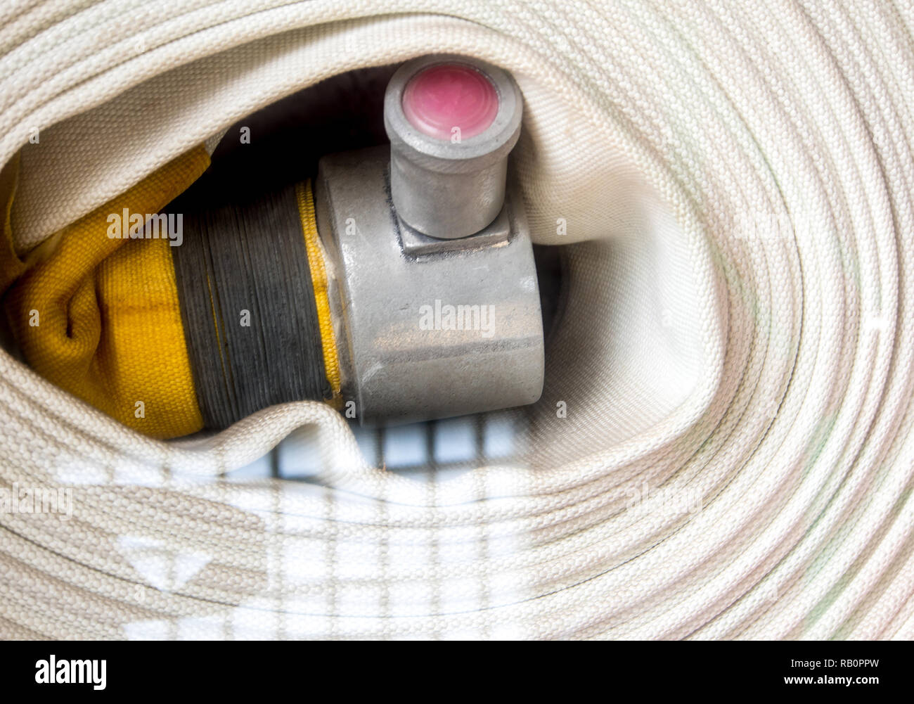 Fire hose roll firefighting equipment hi-res stock photography and ...
