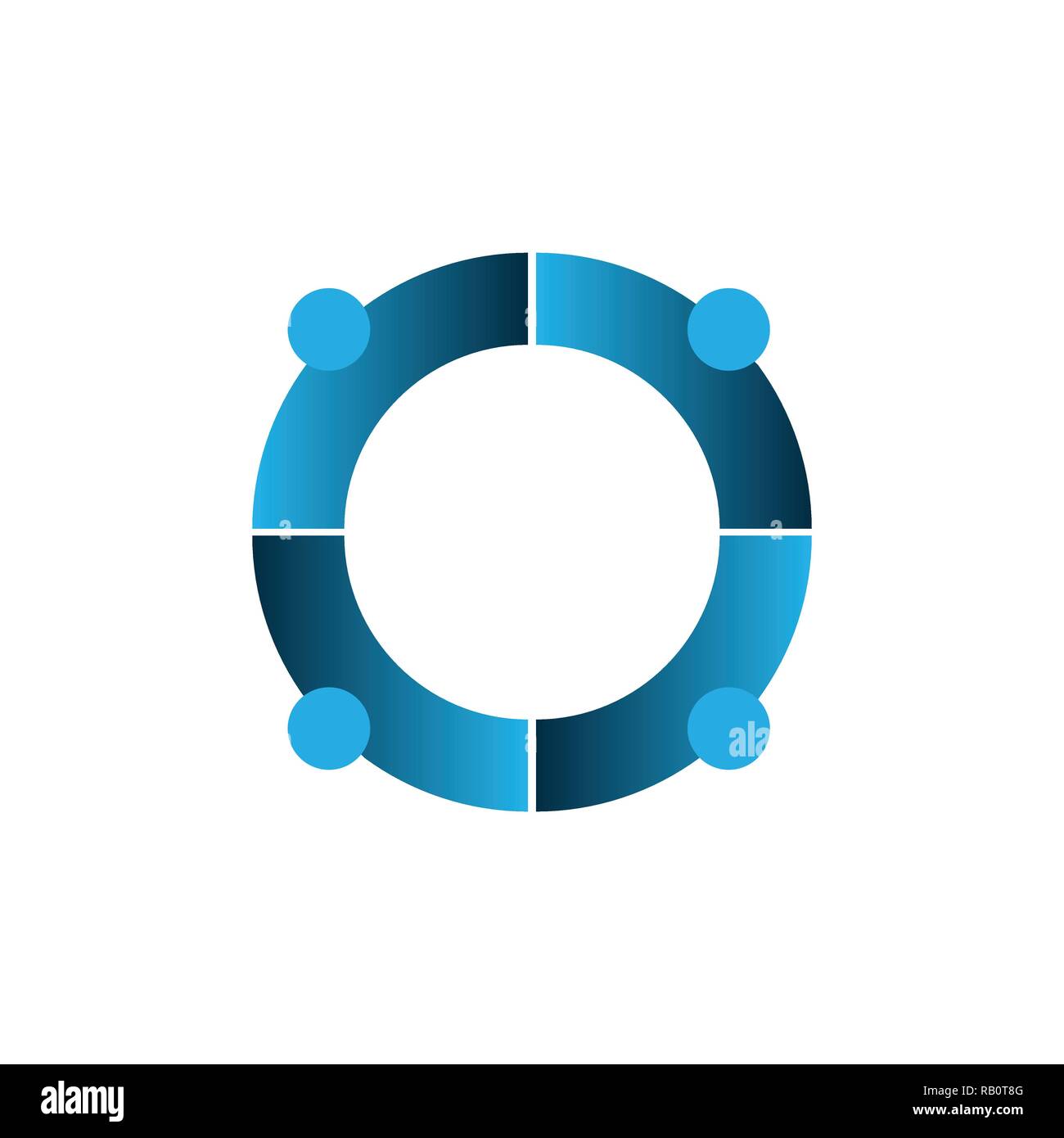 Group discussion blue gradient color icon Stock Vector Image & Art - Alamy