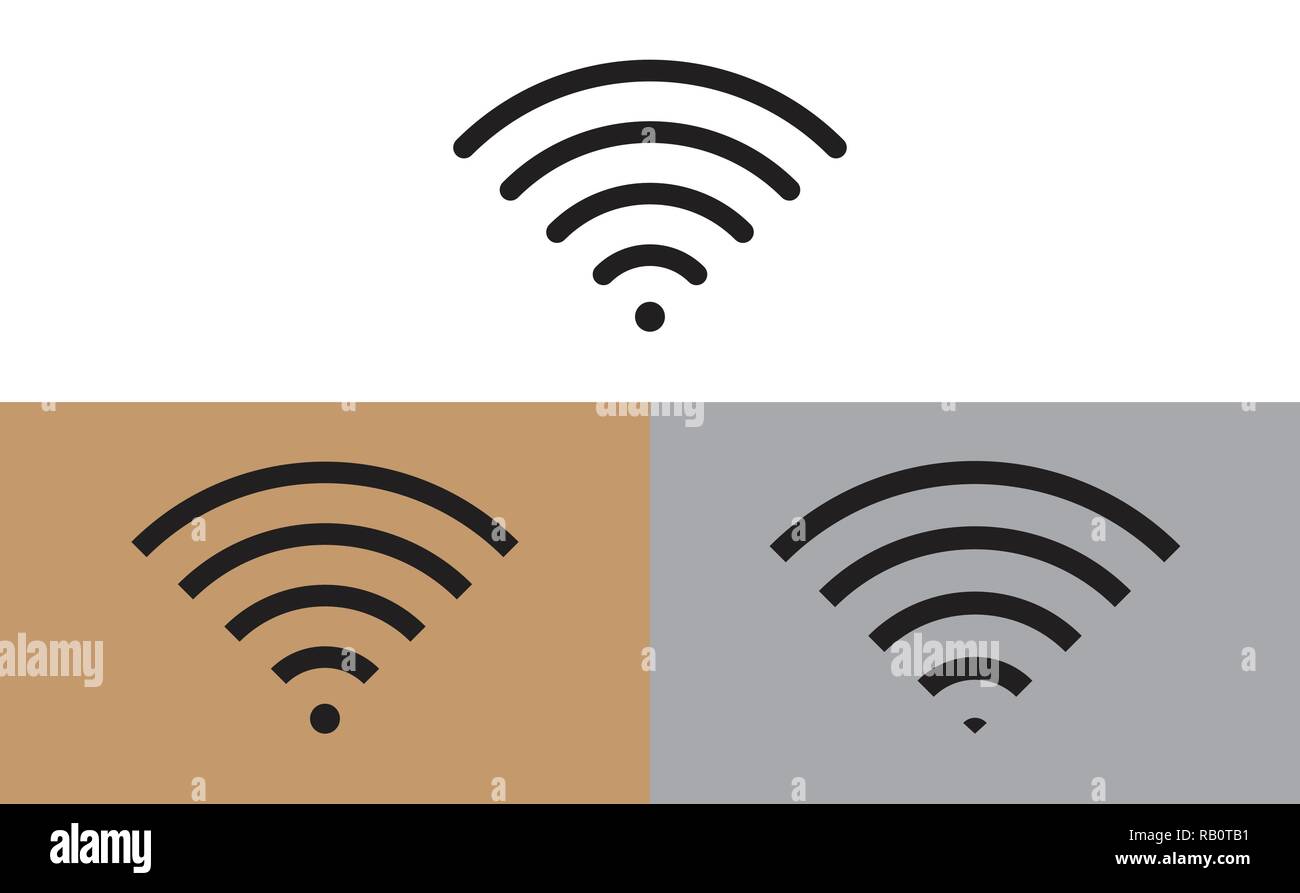 Free wifi hotspot icons Stock Vector Images - Alamy