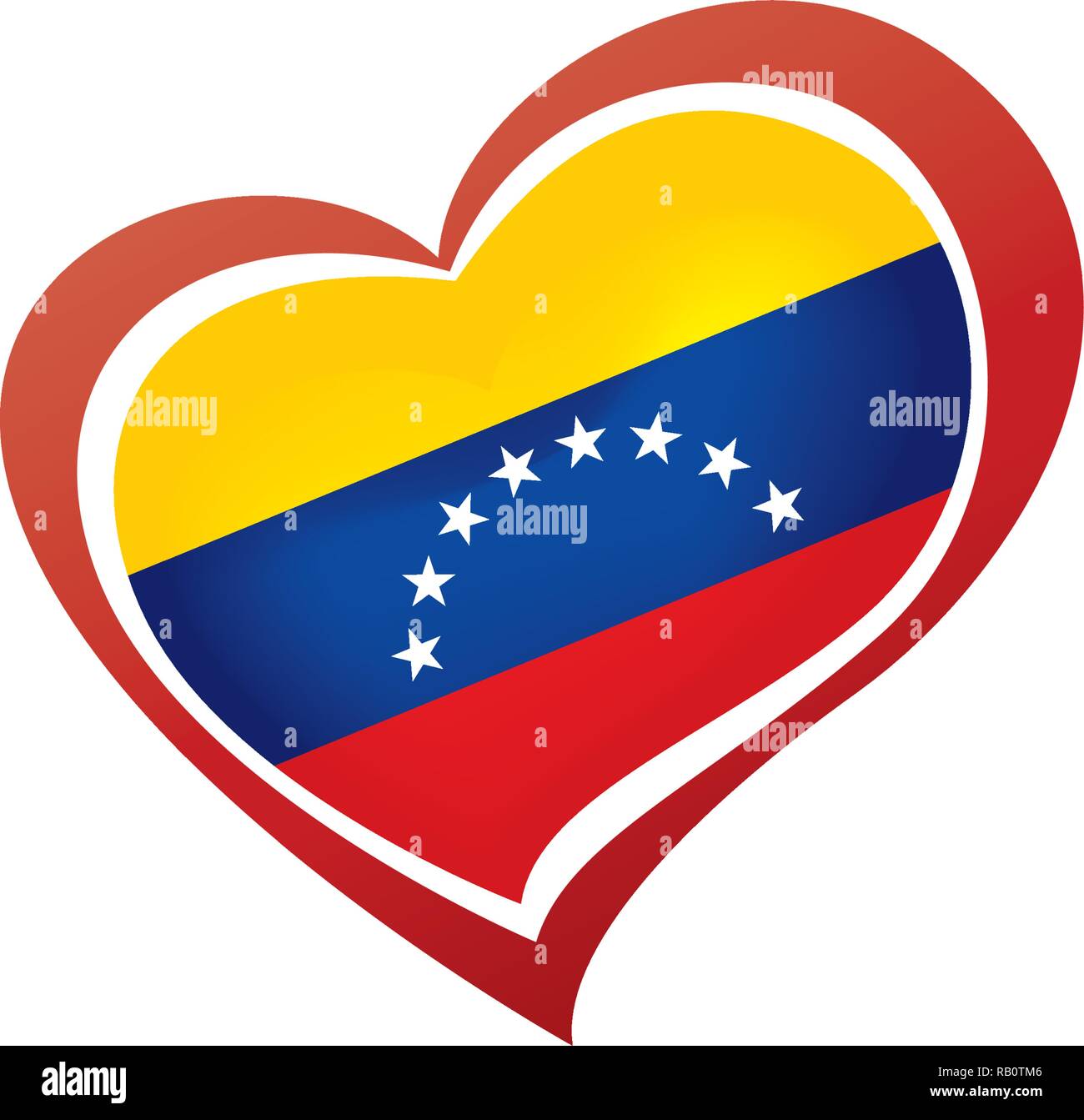 Venezuela flag, vector illustration on a white background Stock Vector ...