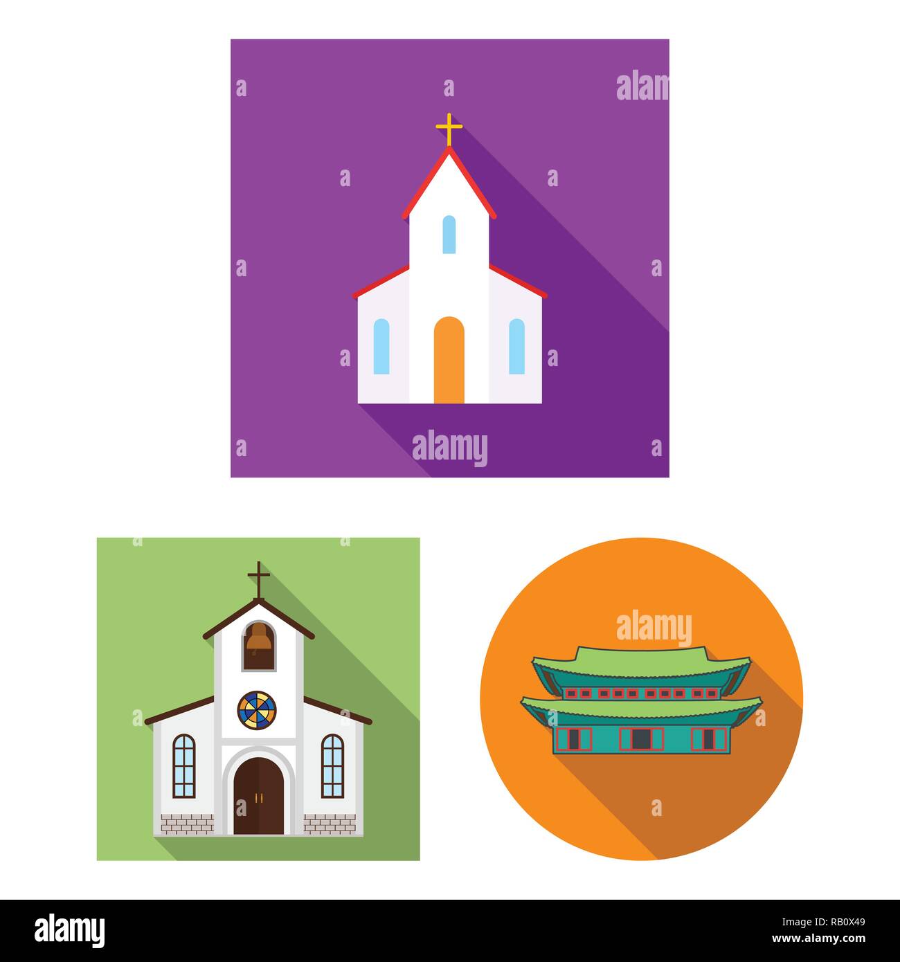 Japan catholic church Stock Vector Images - Alamy