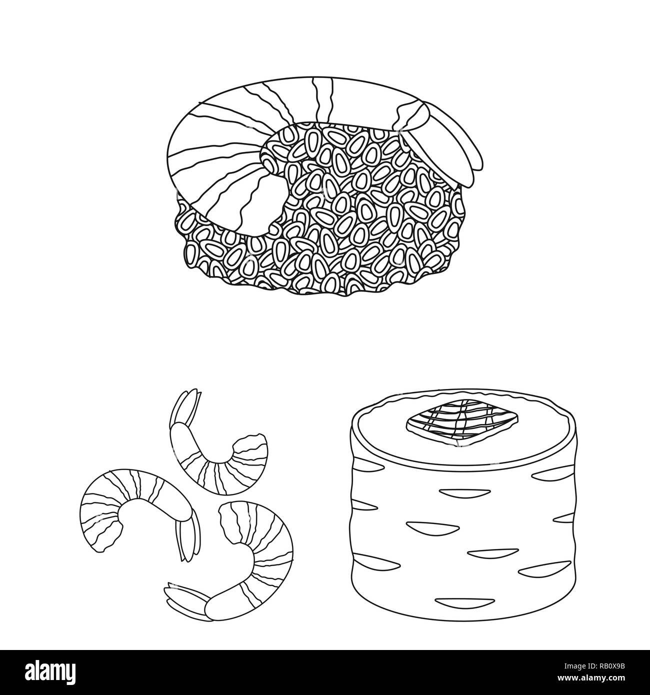 Shrimp rice dish Black and White Stock Photos & Images - Alamy