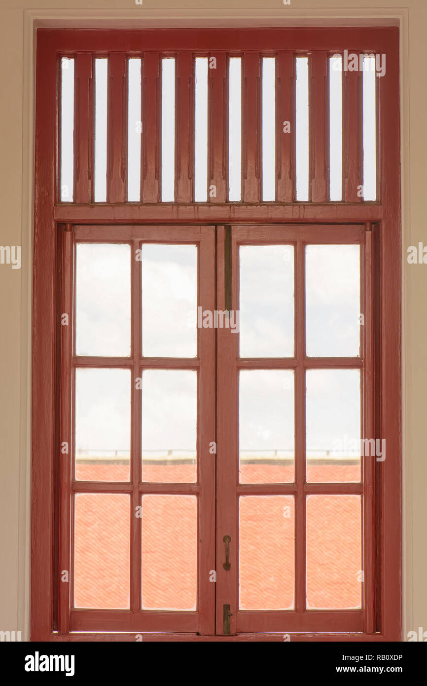 The wood window texture is the art work Stock Photo - Alamy