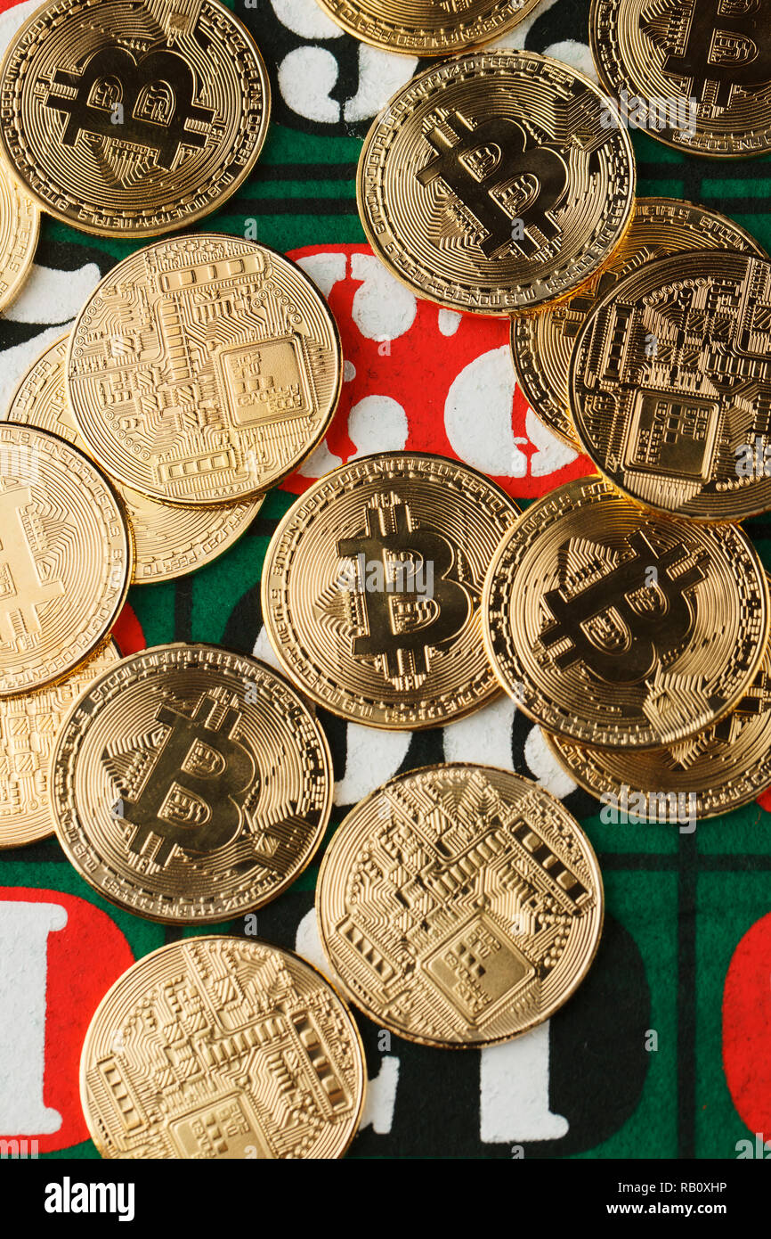 Bitcoin the future of the world currency system Stock Photo - Alamy