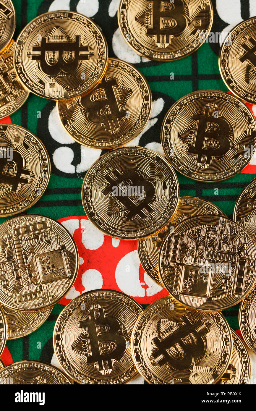 Bitcoin the future of the world currency system Stock Photo - Alamy