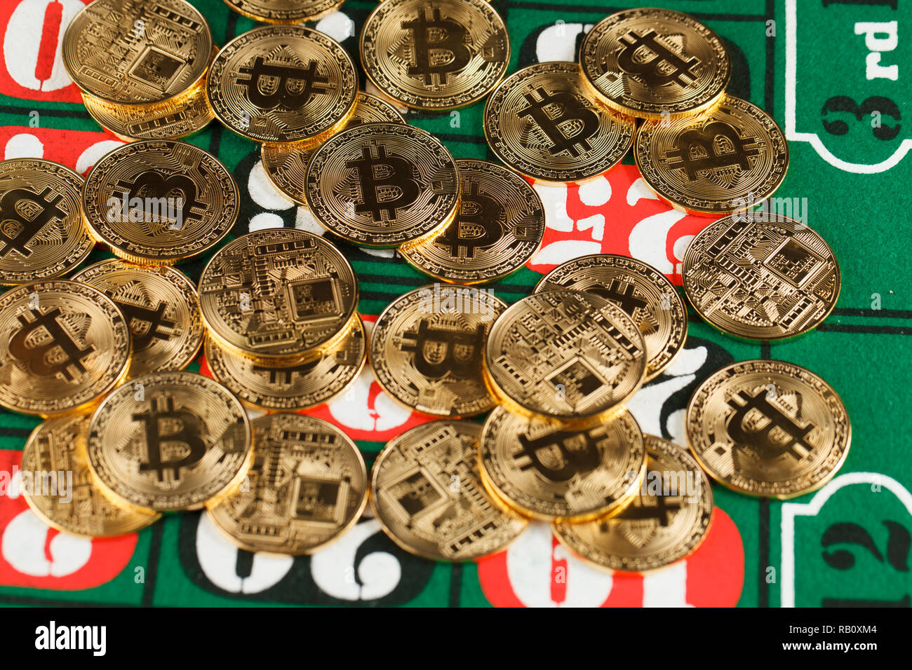 Bitcoin the future of the world currency system Stock Photo - Alamy
