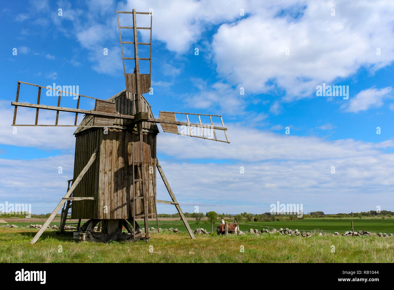 Scandinavia windmill hi-res stock photography and images - Alamy