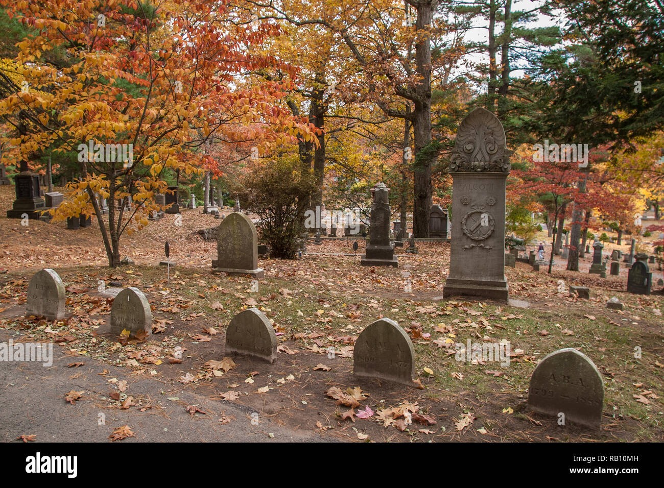 Sleepy hollow cemetery hi-res stock photography and images - Alamy