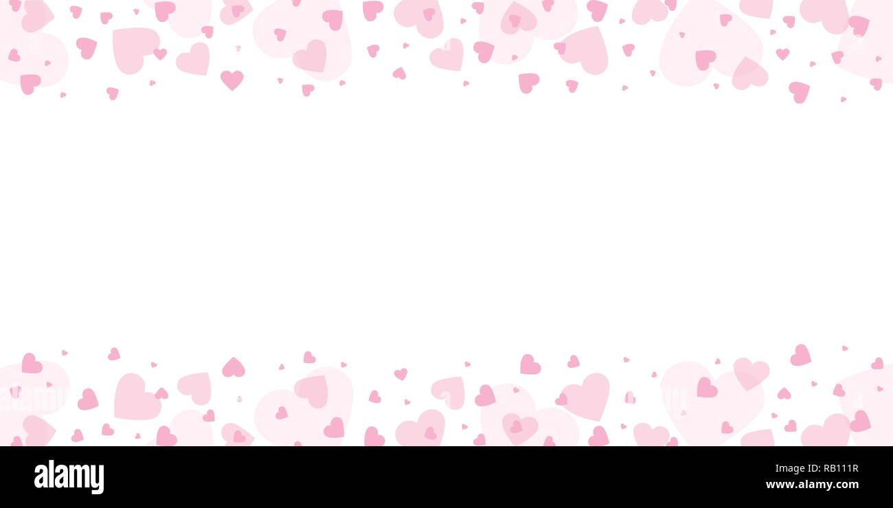 Pink Valentines Border