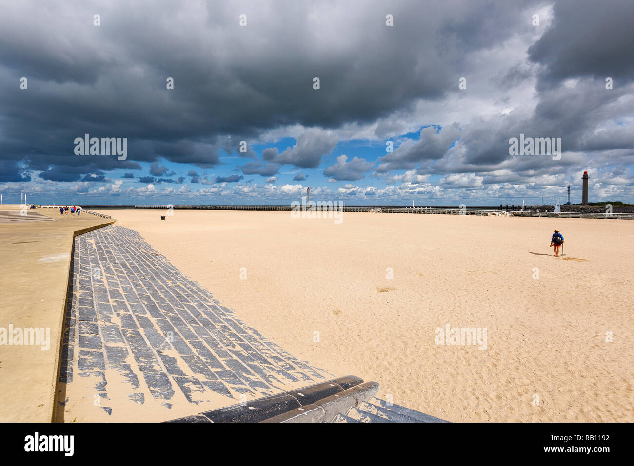 Ostend beach hi-res stock photography and images - Alamy