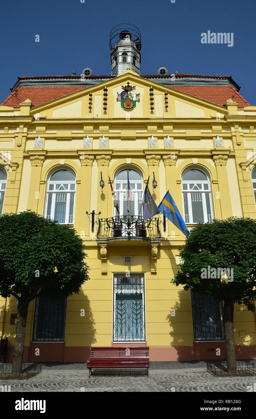 Town hall, Szigetvár, Baranya County, Hungary, Europe Stock Photo - Alamy