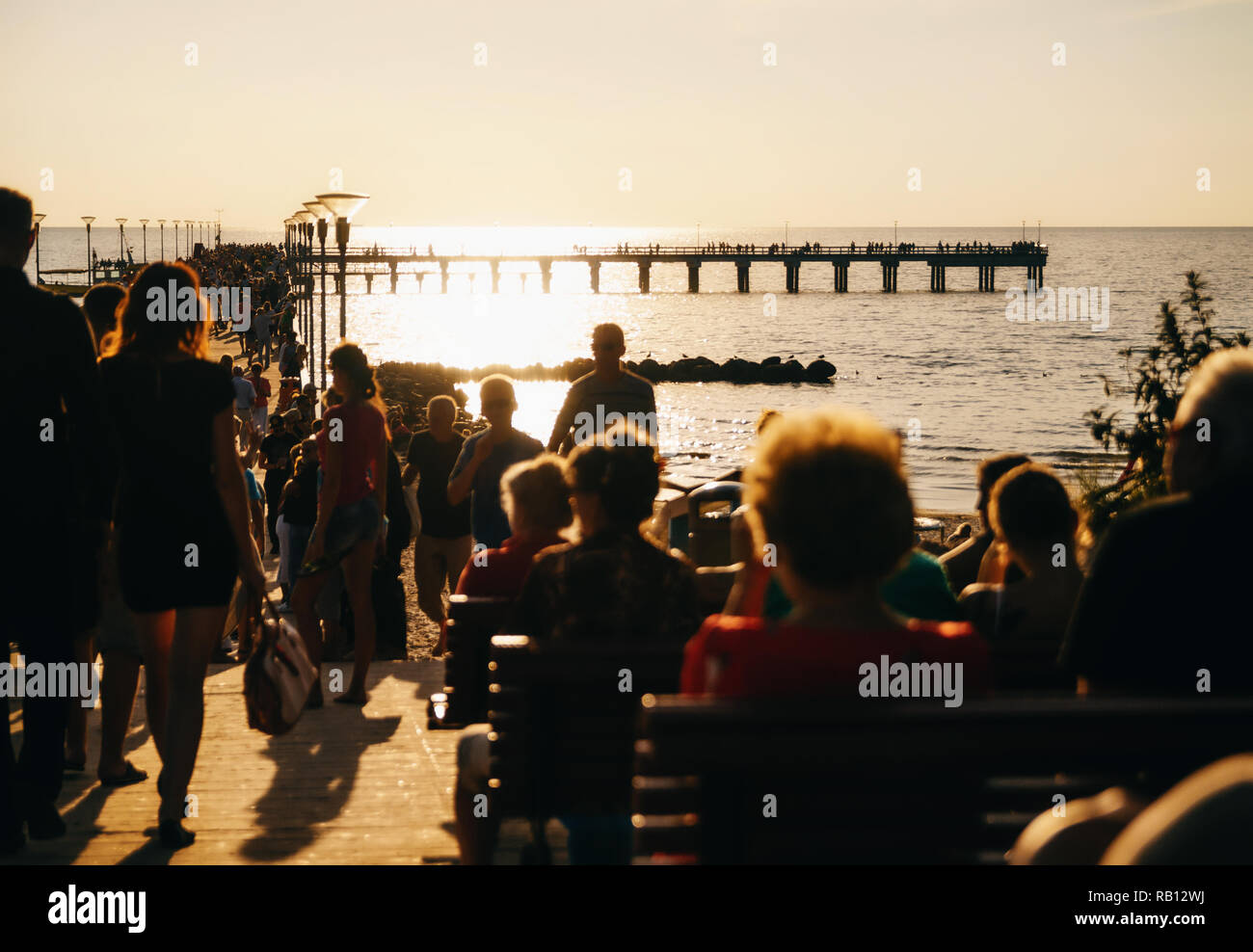 Palanga pier hi-res stock photography and images - Alamy
