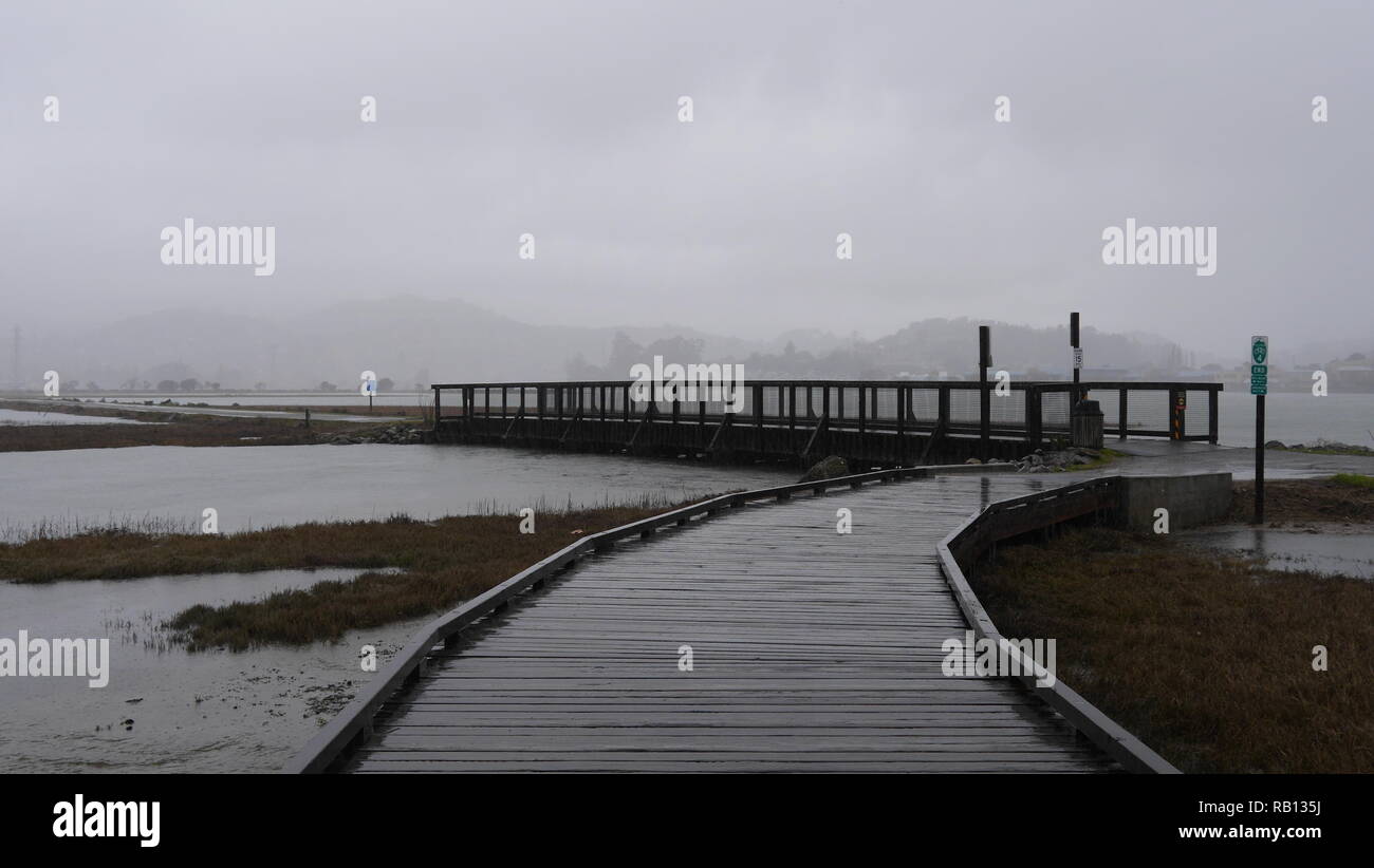 Flooded boardwalk hi-res stock photography and images - Alamy