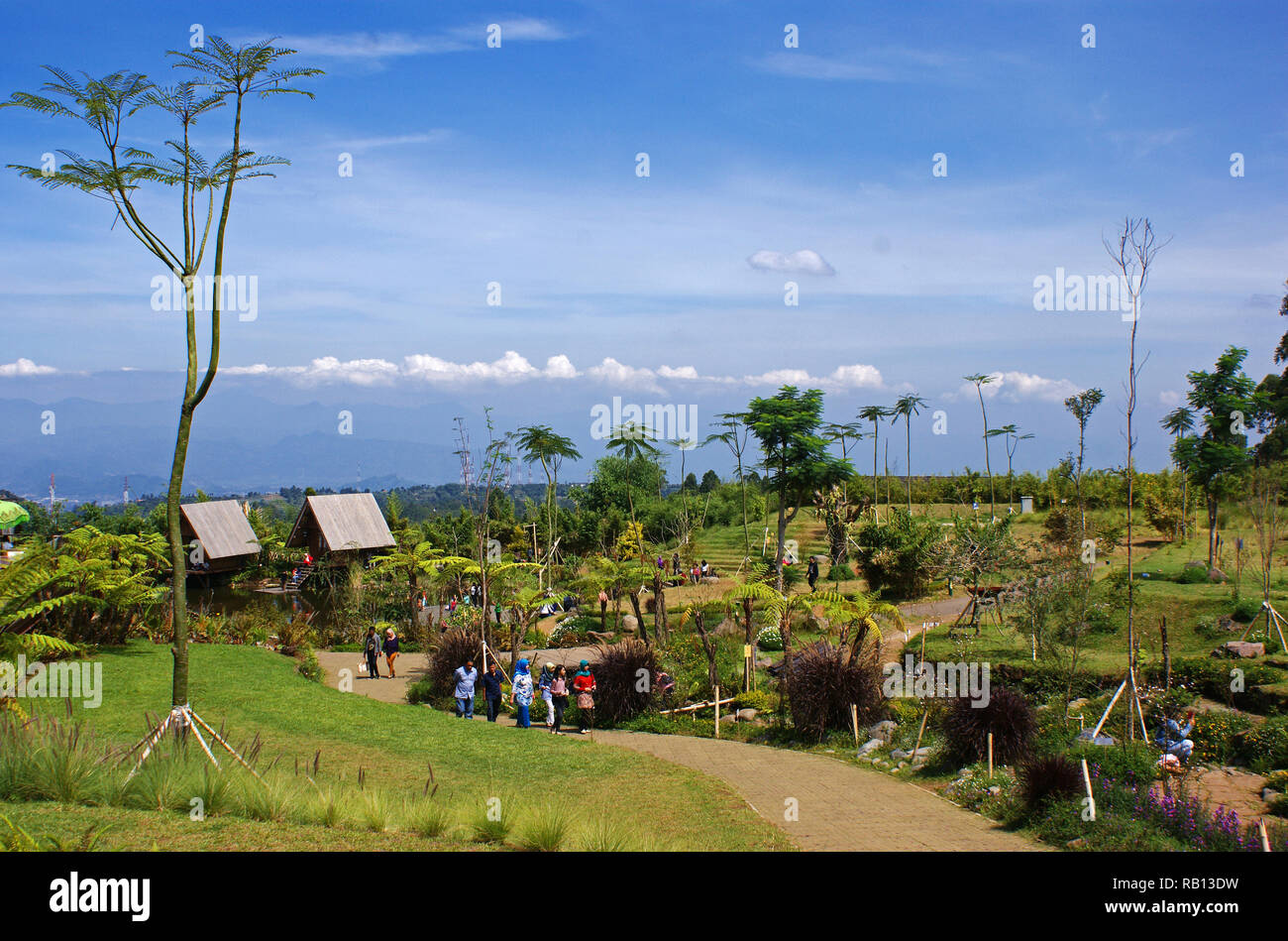 Dusun Bambu Park, Lembang, Bandung, West Java, Indonesia Stock Photo ...
