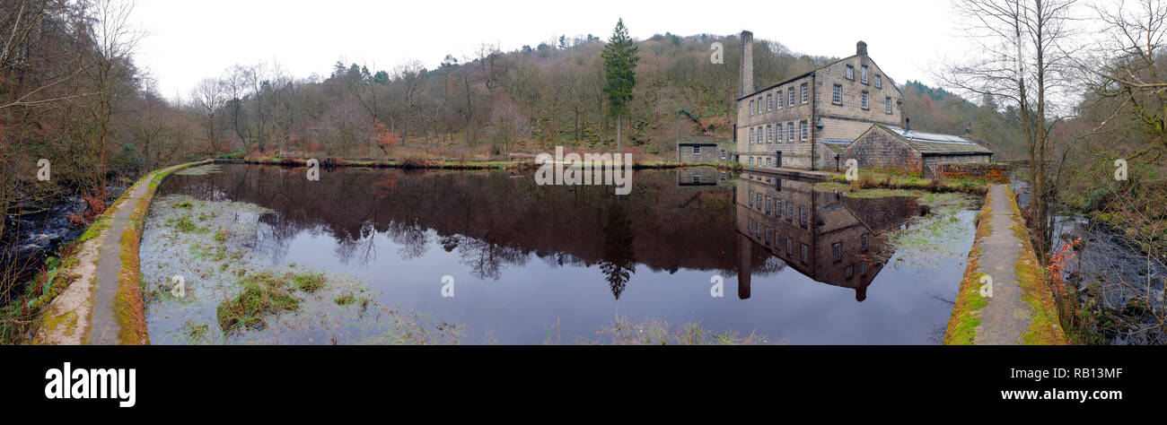Hardcastle crags panorama hi-res stock photography and images - Alamy