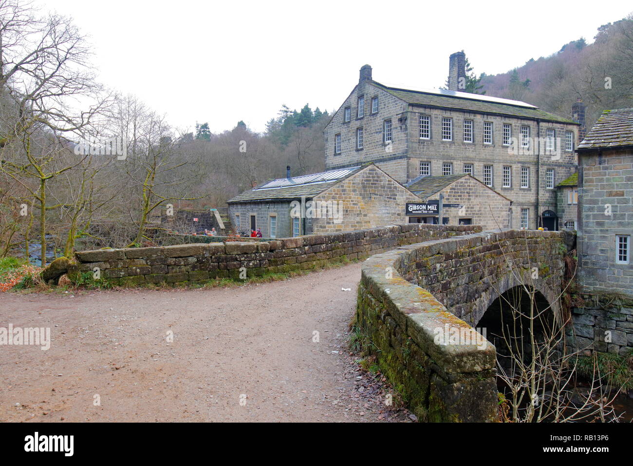 Gibson Mill at Hardcastle Crags in Hebden Bridge West Yorkshire Stock ...