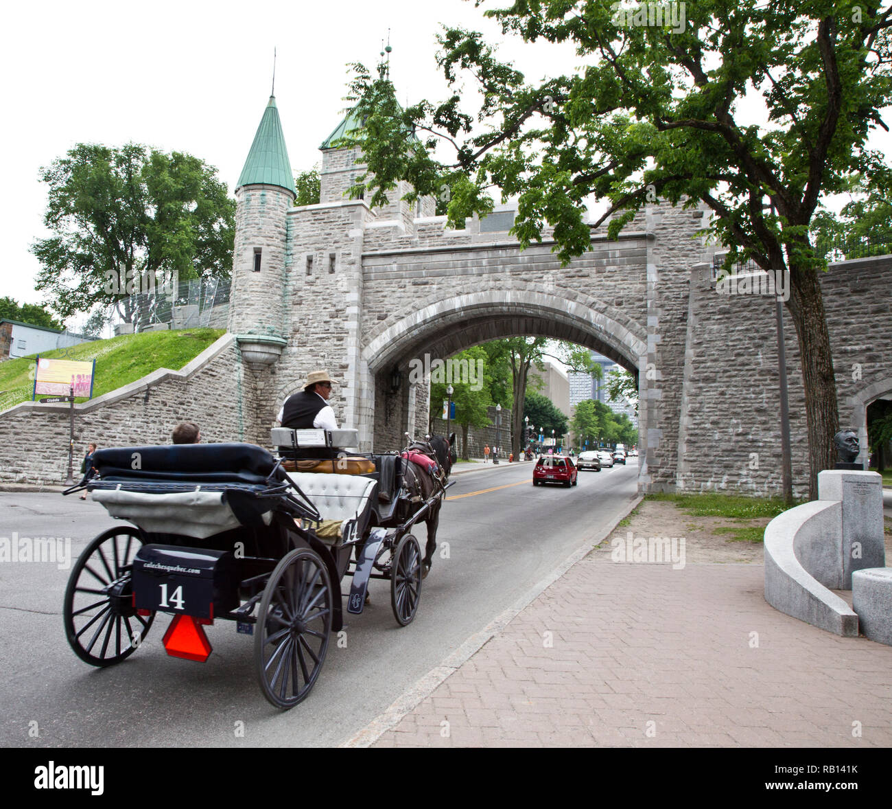 The ramparts of quebec city hi-res stock photography and images - Alamy