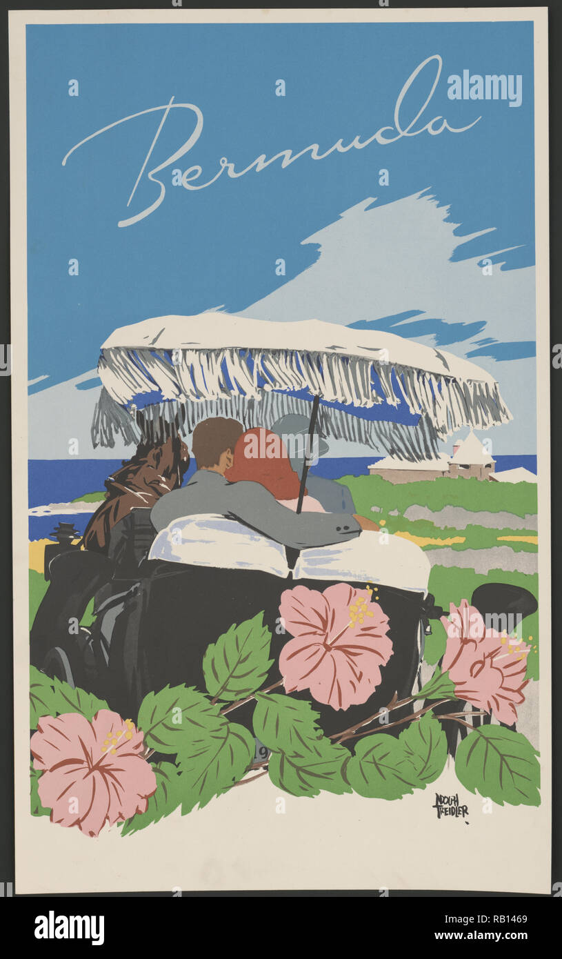 Travel poster bermuda hi-res stock photography and images - Alamy