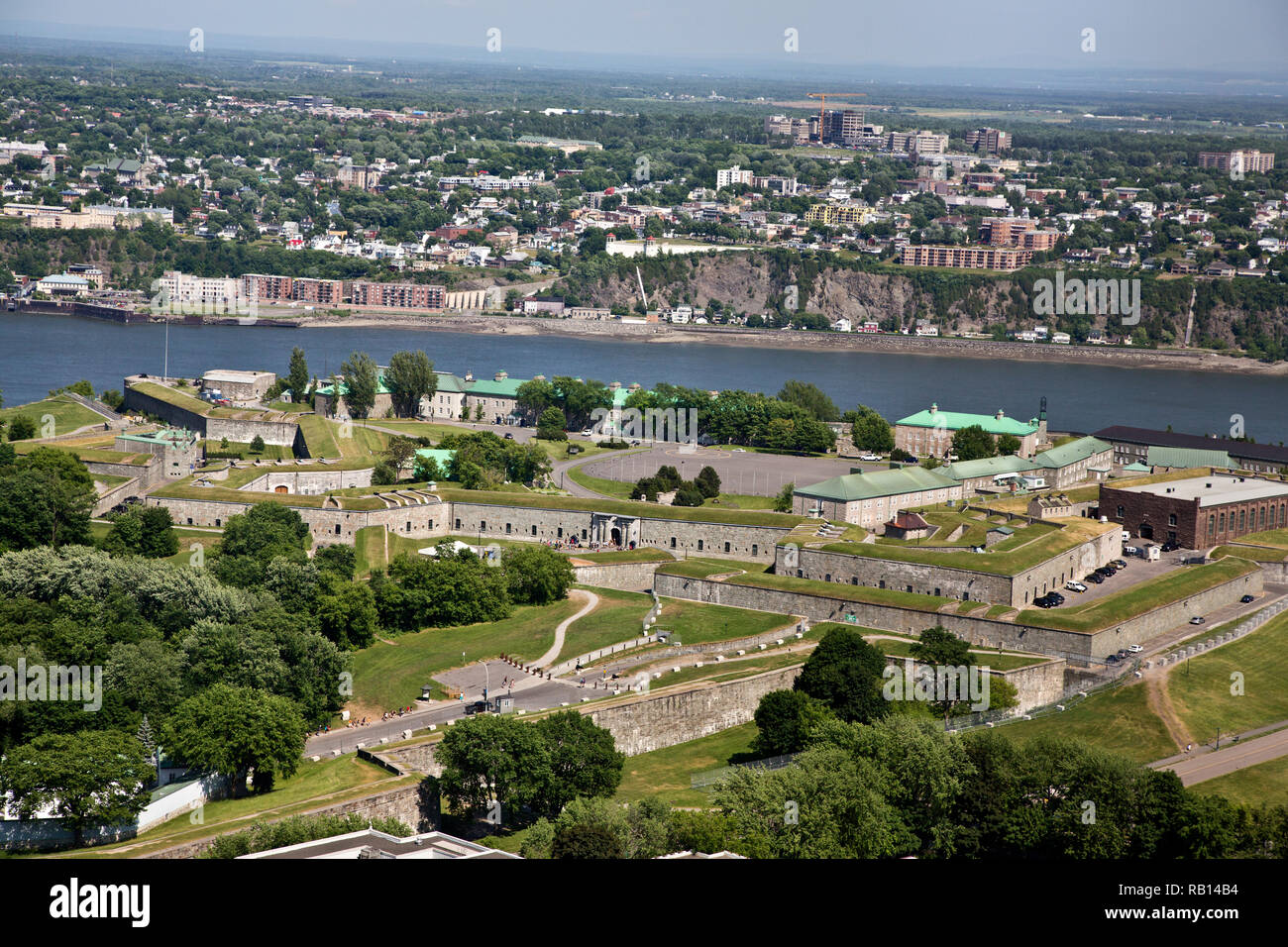 View of the CItadelle of Quebec Stock Photo - Alamy