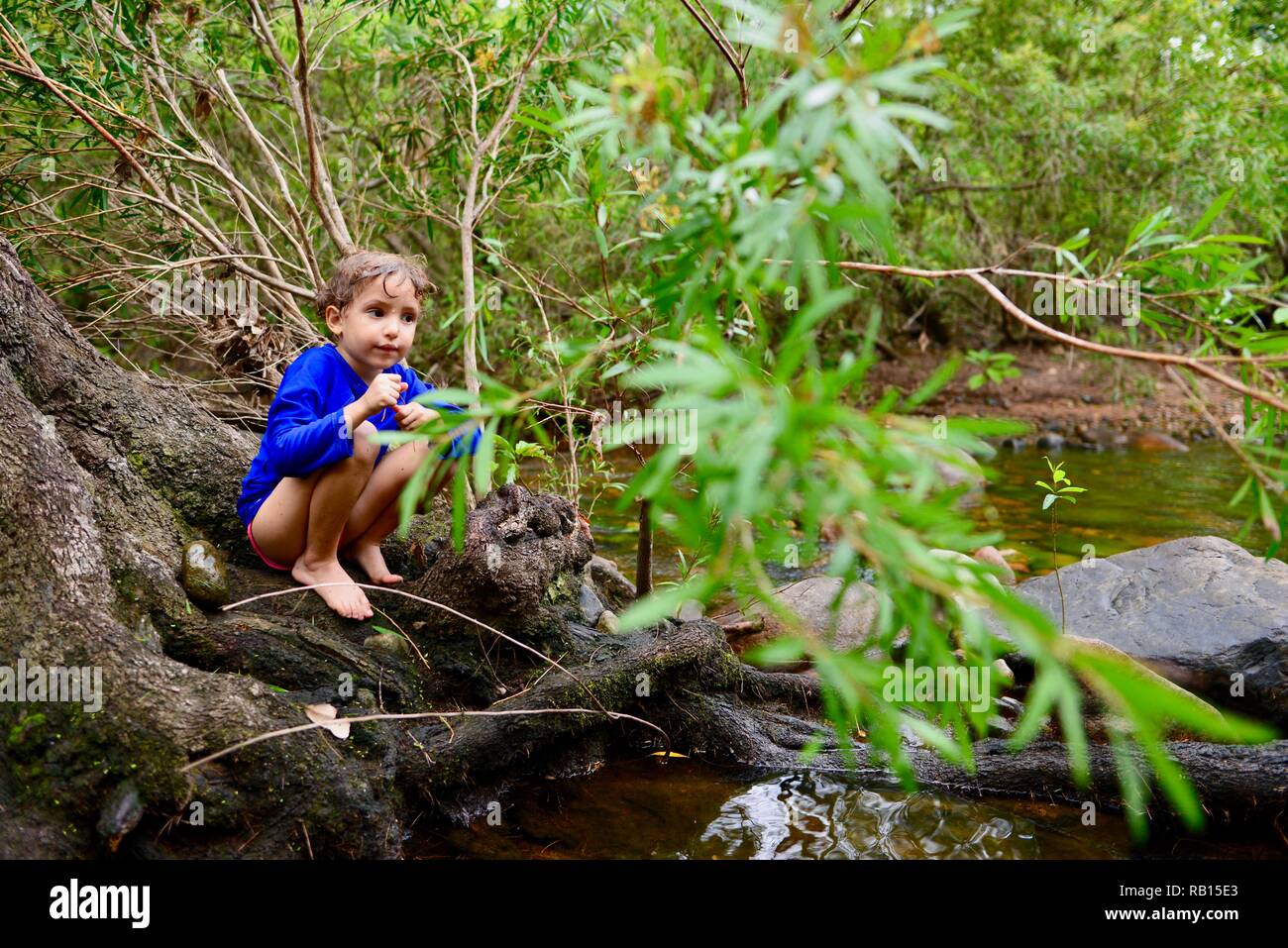 Kids Swimming In A Stream High Resolution Stock Photography and Images ...