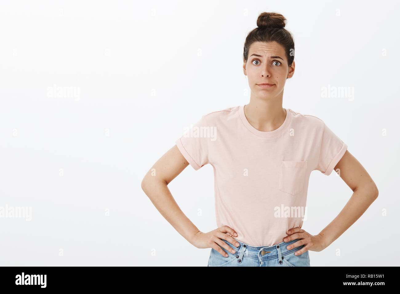 Woman judging friend hi-res stock photography and images - Alamy