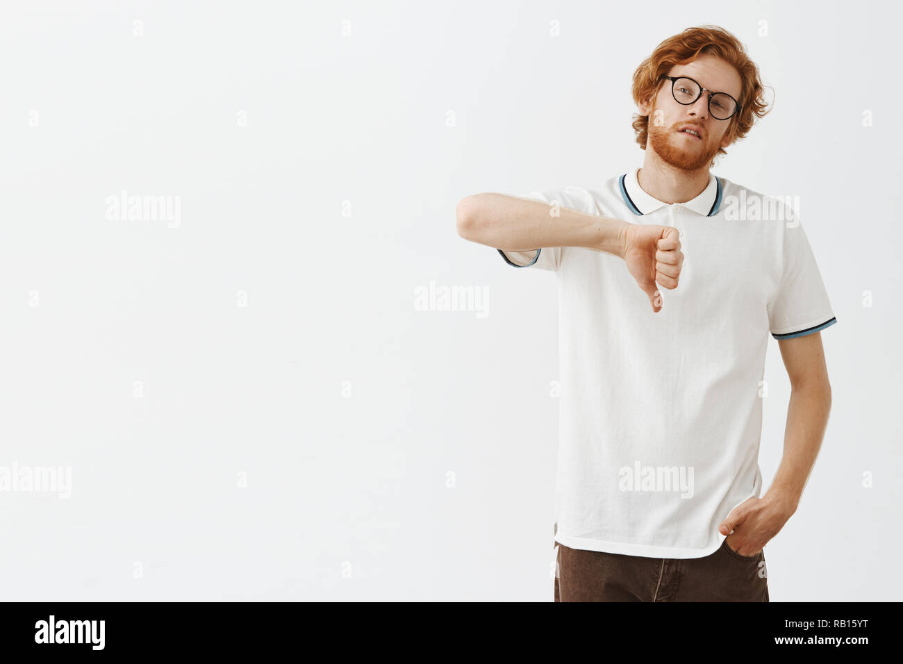 Red head male model hi-res stock photography and images - Alamy