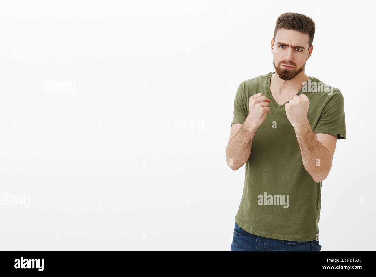 Angry guy making face hi-res stock photography and images - Alamy