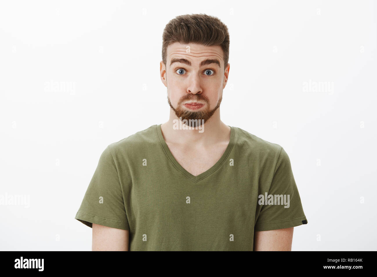 Expression pouting male looking hi-res stock photography and images - Alamy