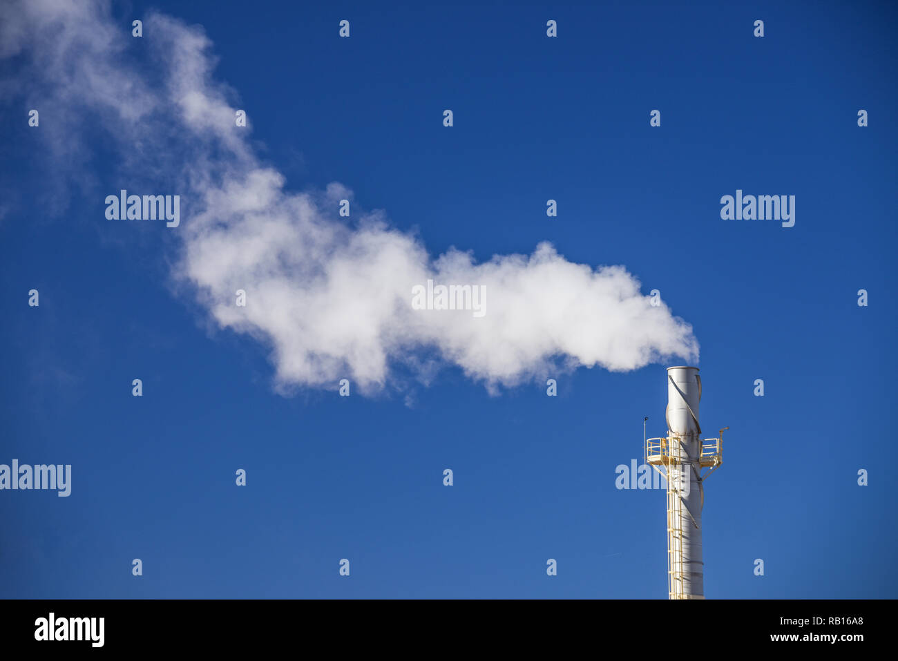 Silver smokestack hi-res stock photography and images - Alamy