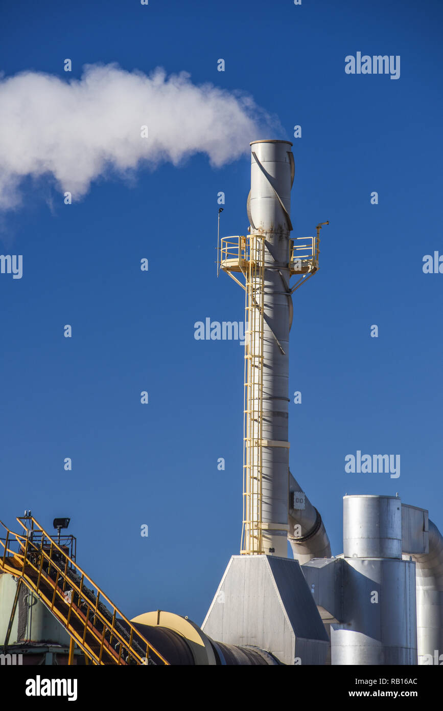 Smokestack in Industry Stock Photo - Alamy
