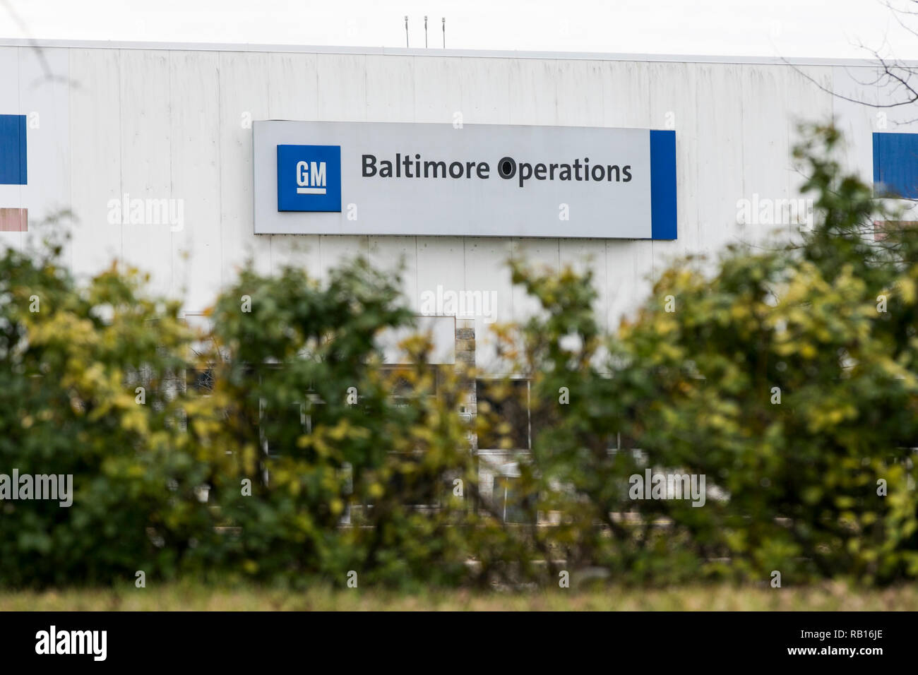 Gm plant in baltimore hi-res stock photography and images - Alamy
