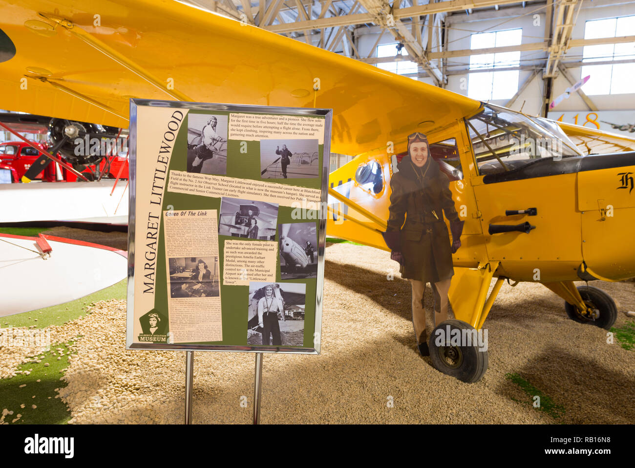 Fleet Model 80 Canuck at the Edmonton Aviation Museum Stock Photo - Alamy