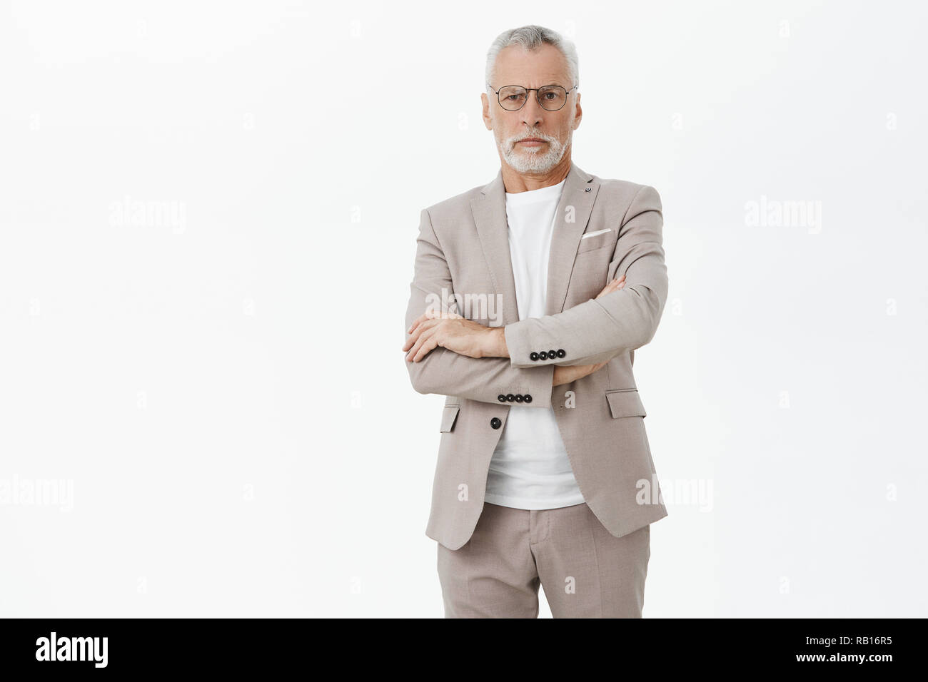 Male hands crossed on chest hi-res stock photography and images - Alamy