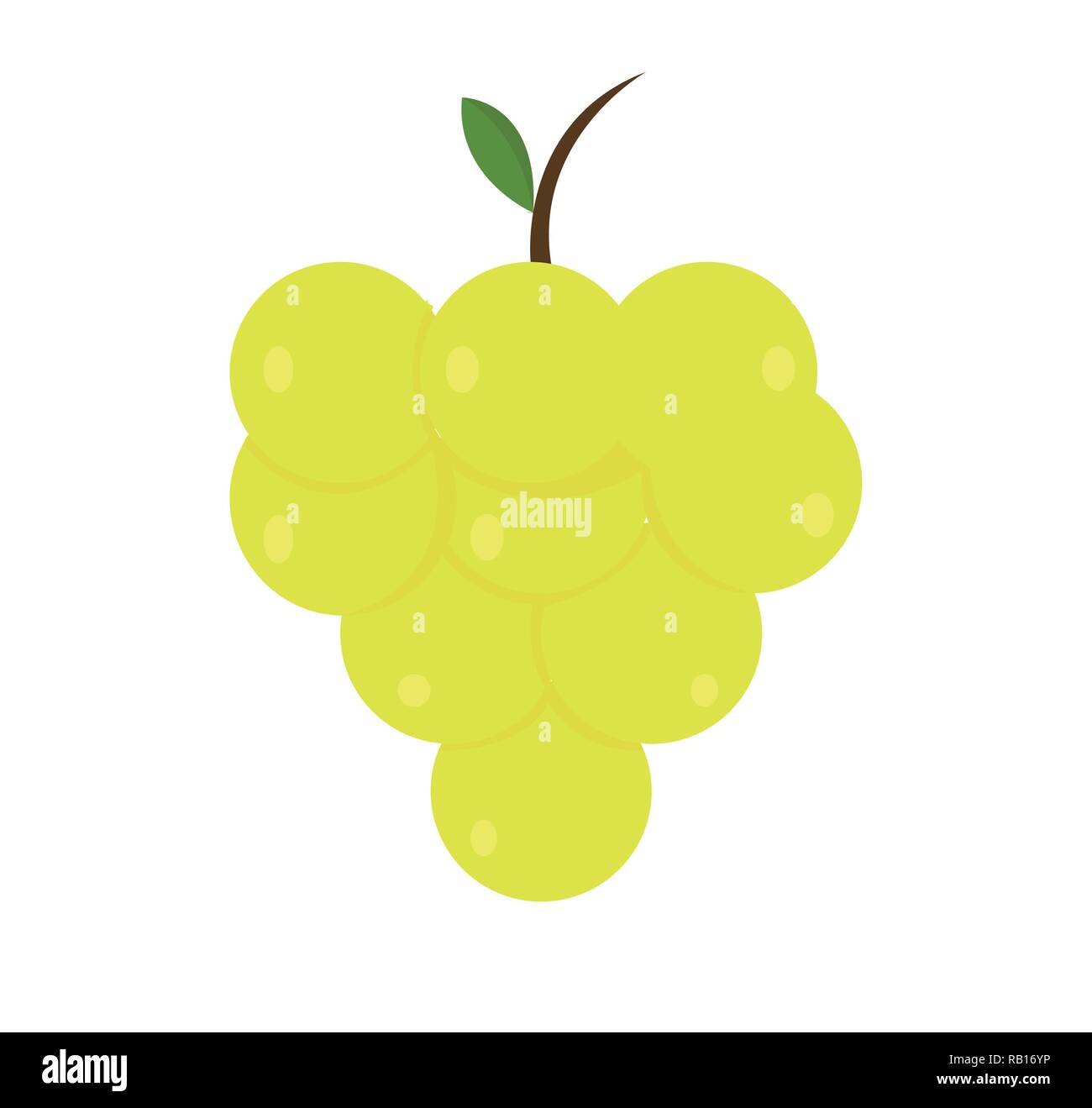 Grape icon on white background for graphic and web design, Modern ...