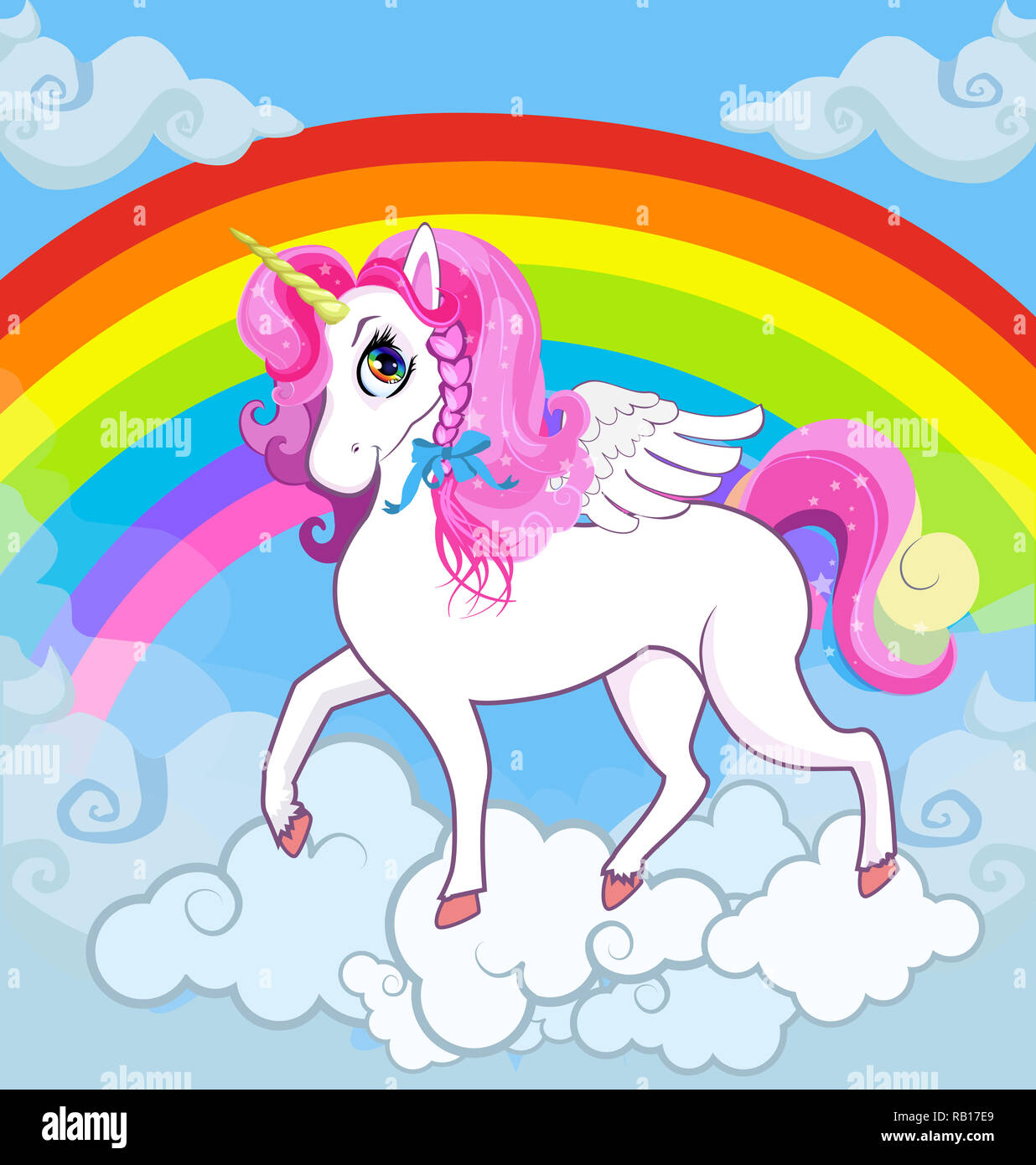 Unicorn Princess Clipart
