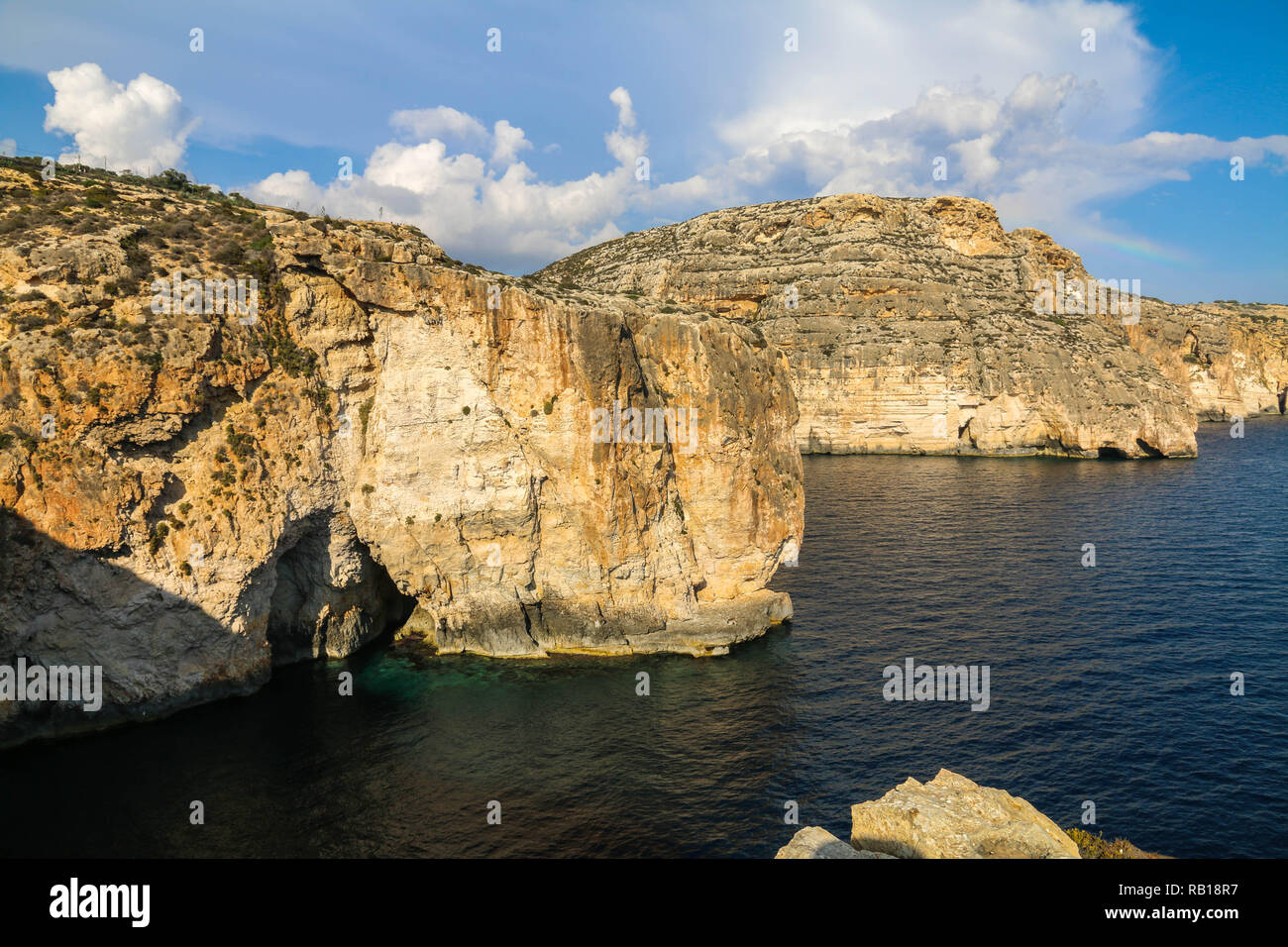 Blue Grotto Sea Caves Malta High Resolution Stock Photography and ...
