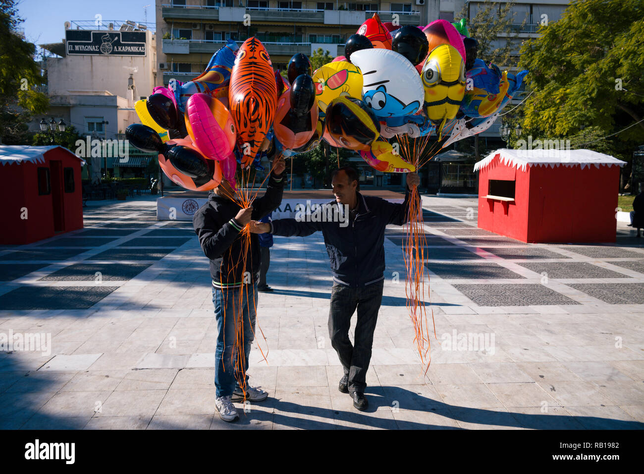 Balloon seller hi-res stock photography and images - Alamy