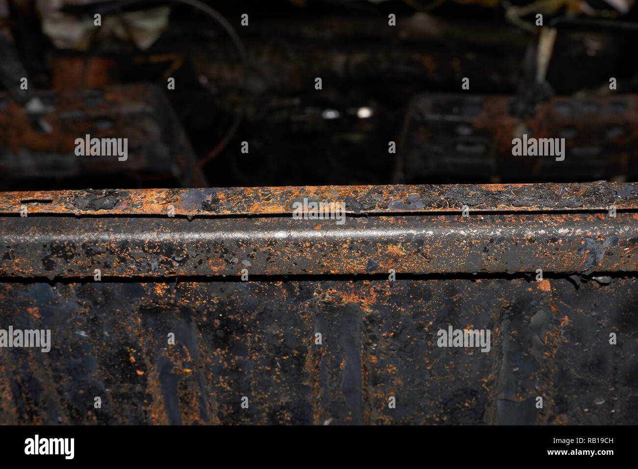 Interior abandoned car scrap hi-res stock photography and images - Alamy
