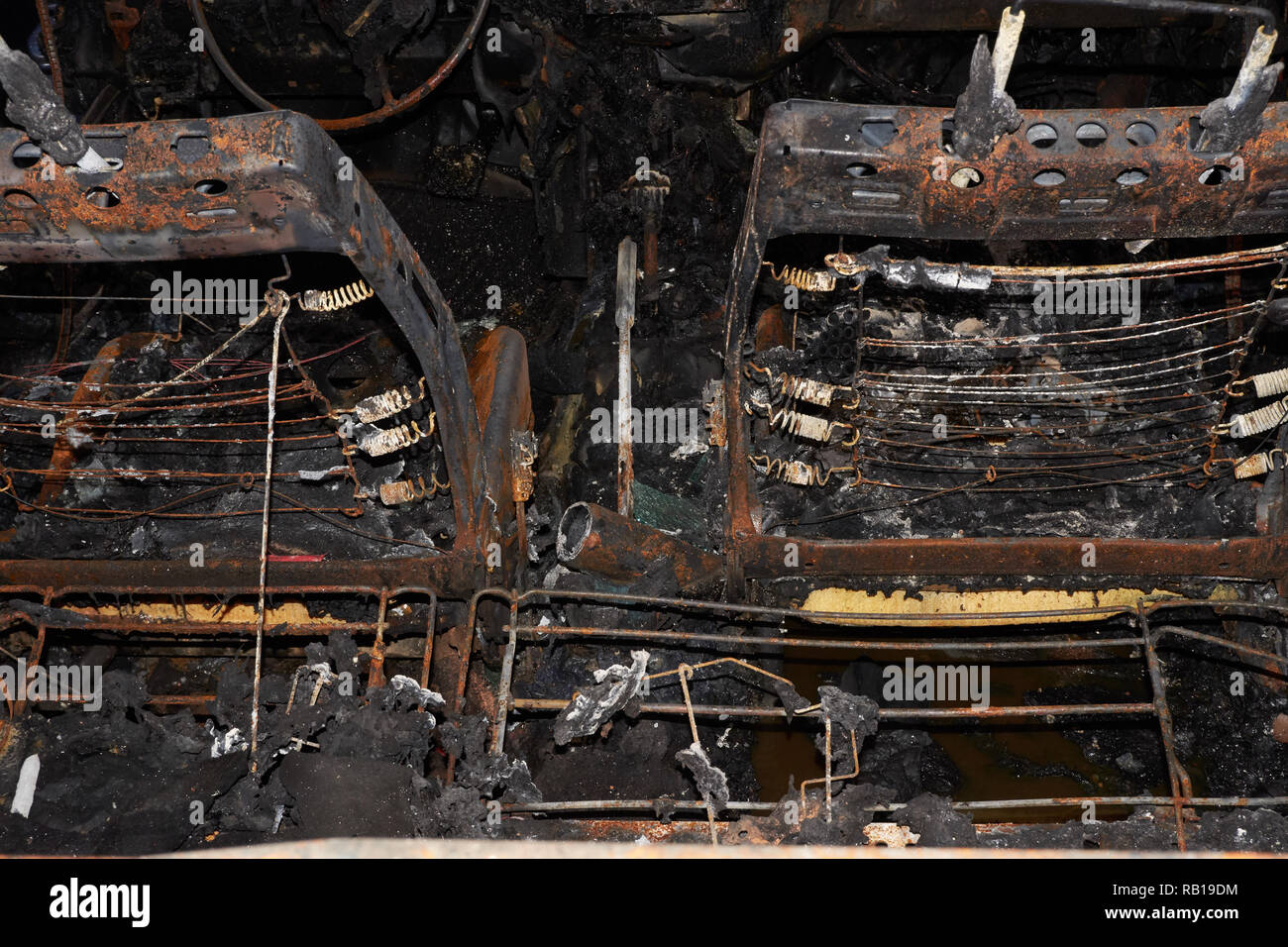 Destruction car crash scene damage hi-res stock photography and images ...